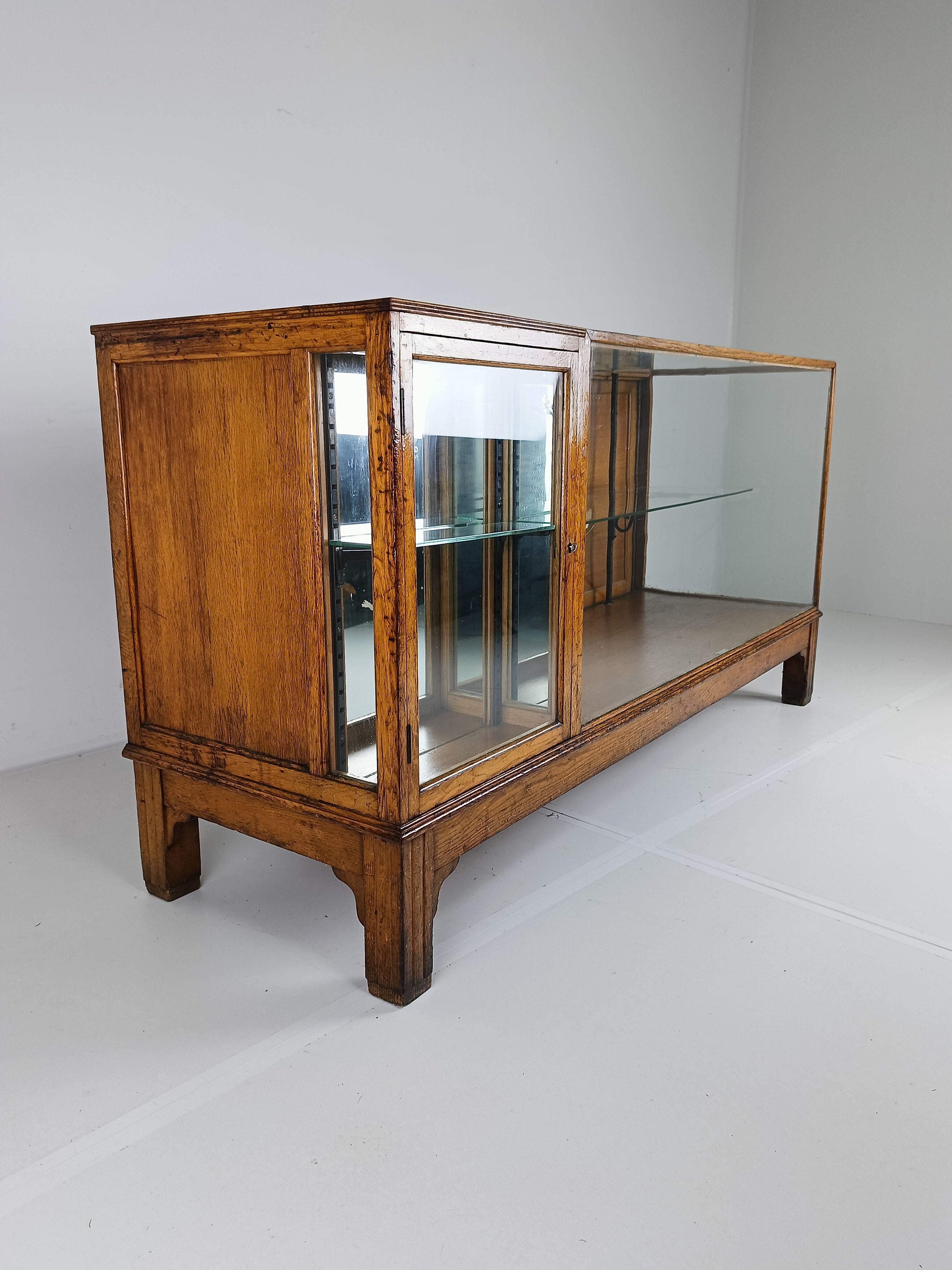 Antique Rare Glass Shop Counter By Dudley&Co – bridgeman-antiques-nl